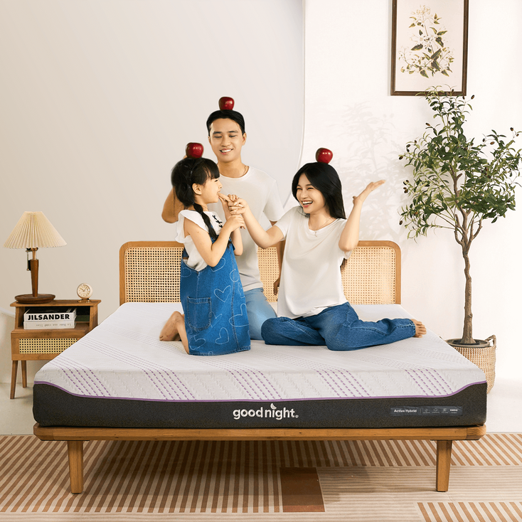 Nệm Foam Công Nghệ Mới Goodnight Active Hybrid Dày 20cm
