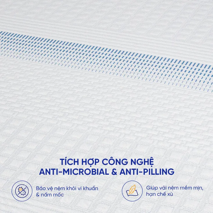 Nệm foam Comfy Cloud 3.0 cân bằng trọng lực - Vua Nệm