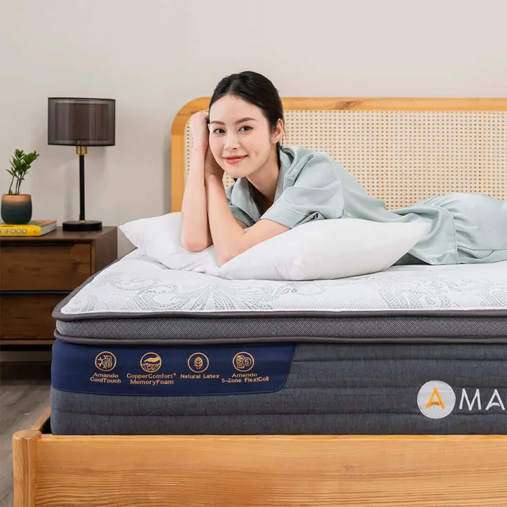 Nệm lò xo làm mát Amando Elite Grand chính hãng - Vua Nệm